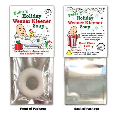 XMAS Weener Cleaner Soap Willy Weiner GAG GIFT Party Adult Prank White ...