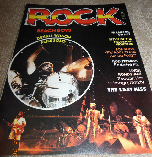 ROCK Magazine May 1977 Bee Gees Barry Gibb Beatles George Harrison Todd ...