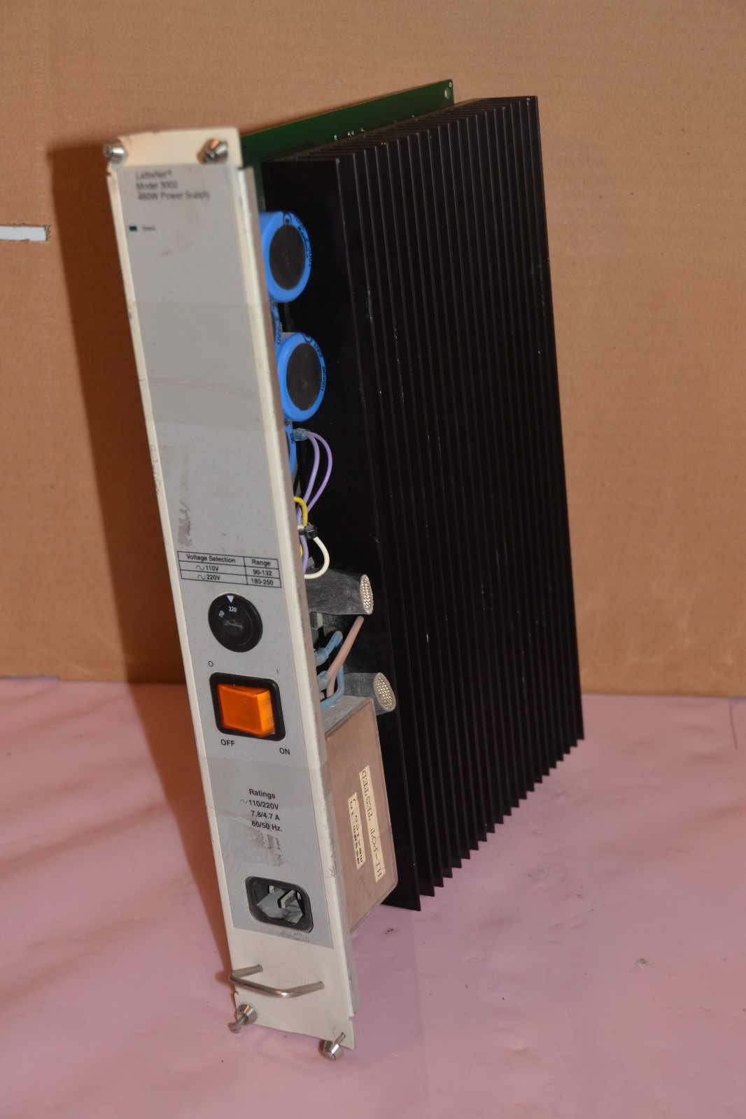 RELIANCE LATTISNET Model 3002 LORAIN 460w POWER SUPPLY AF3S461 110/220V ...