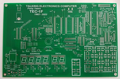 TEC-1F Talking Electronics Computer Z80 SBC *PCB ONLY* | eBay