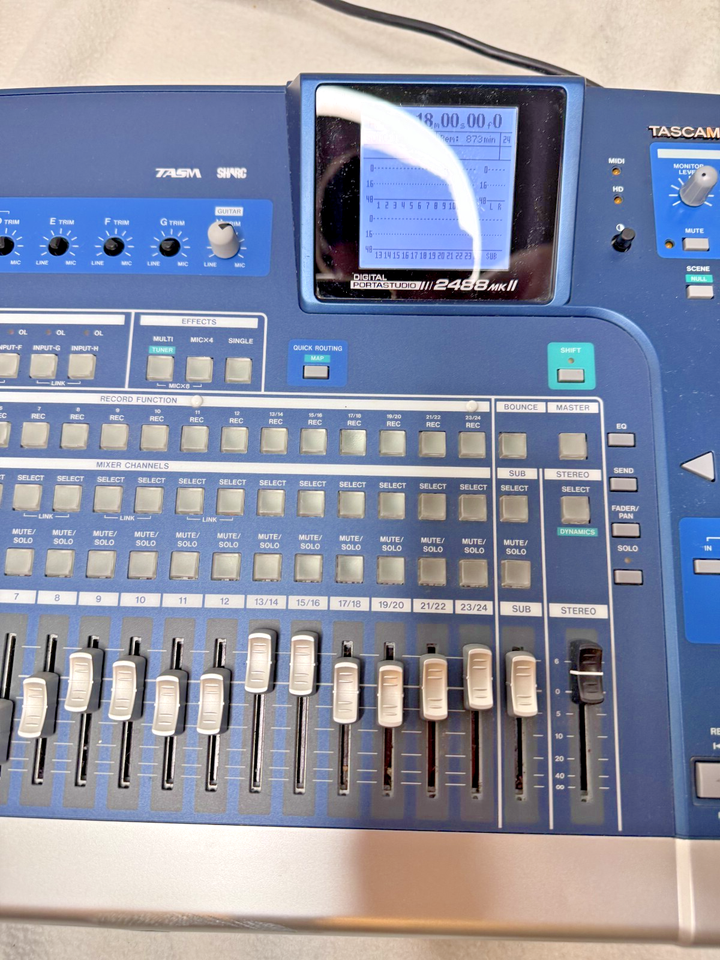 Tascam 2488MKII Digital Portastudio 24-Track Recorder – Powers On ...