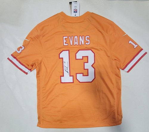 MIKE EVANS SIGNED TAMPA BAY BUCCANEERS NIKE AUTHENTIC SCREENPRINT ...