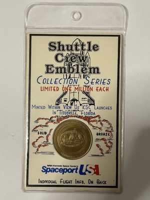 SPACE SHUTTLE CREW EMBLEM STS11 CHALLENGER Feb 3, 1984 KENNEDY SPACE ...