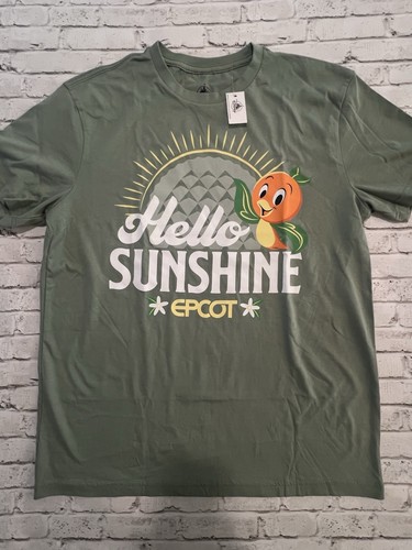 Disney Parks Epcot Hello Sunshine Orange Bird Shirt Adult Medium New | eBay