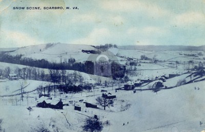 Snow Scene, Scarbro, WV West Virginia Vintage Postcard COPY | eBay