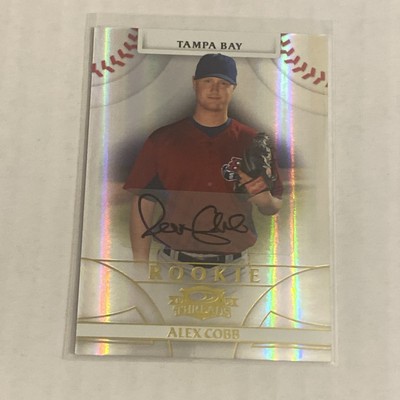 2008 Donruss Threads Alex Cobb Rookie Auto Autograph #585/999 | eBay