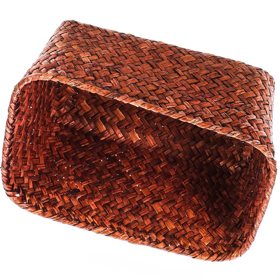 1Pc Durable Seaweed Basket Woven Storage Basket Retro Sundry Storage ...