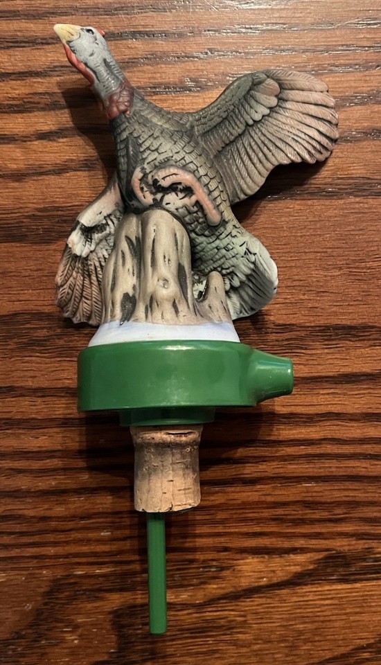 Vintage Ceramic Wild Turkey Pourer Spout | eBay