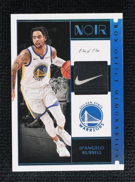 2019-20 Panini Noir - Box Office Memorabilia Tags #BM-DLO D'Angelo ...