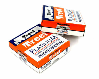 200 Treet Platinum single edge half Barber razor blades Shaving For ...