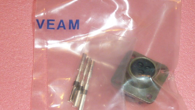 VEAM VG95234A-10SL-3SN Circular Connector 3-PIN ALUMINUM ALLOY FEMALE ...