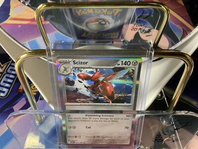 HOLO Scizor 141/197 NM / M - Obsidian Flames Scarlet Violet Pokemon ...