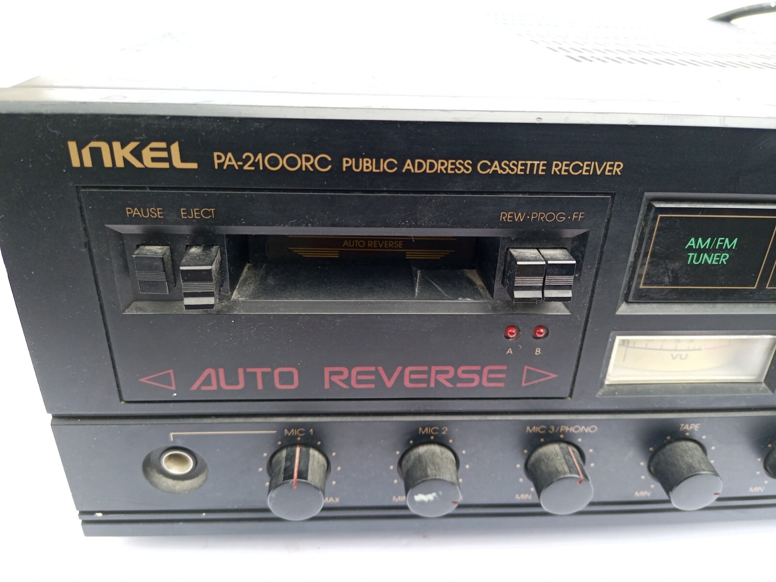 *UNTESTED* INKEL PA-2100RC PUBLIC ADDRESS STEREO CASSETTE RECEIVER TAPE ...