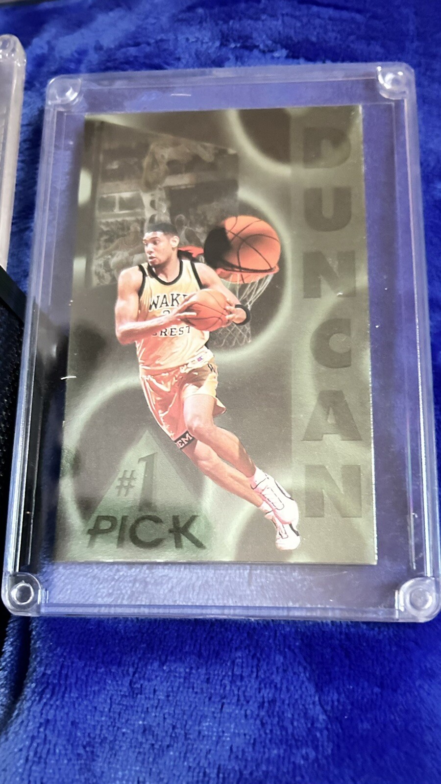 1997 Tim Duncan Wake Forest #1 Draft Pick Press Pass Card#592/5000 | eBay