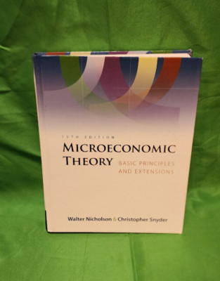 Microeconomic Theory 10th Edition [Hard Cover Book] | eBay