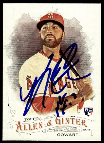 2016 Topps Allen & Ginter Kaleb Cowart Rookie Auto Los Angeles Angels ...
