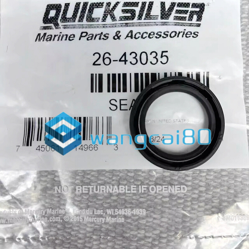 1PCS New For Mercury Outboard Transmission Shaft Oil Seal 26-43035 26 ...