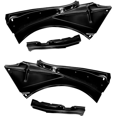 1967 1968 Camaro Firebird Quarter Panel Inner Bracket Convertible RH+LH ...