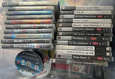 Sony Playstation Games, PSP, PS3 and PS2 Job Lot Bundle | eBay UK