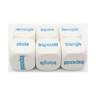 Koplow Dice d6 Shapes Words (6) New | eBay