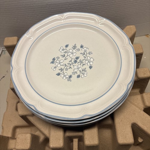 Corelle Blue Floral Plates Set of 6 Dinnerware | eBay