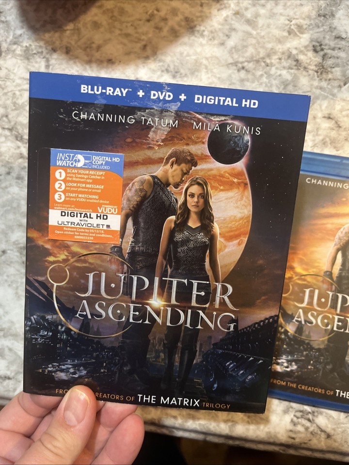 Jupiter Ascending Blu-ray DVD Sci-fi Movie Slipcover Channing Tatum ...
