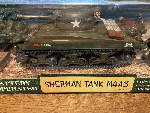 Modern Armor / Sherman Tank M4A3 / Battery Operated / Original Box | eBay
