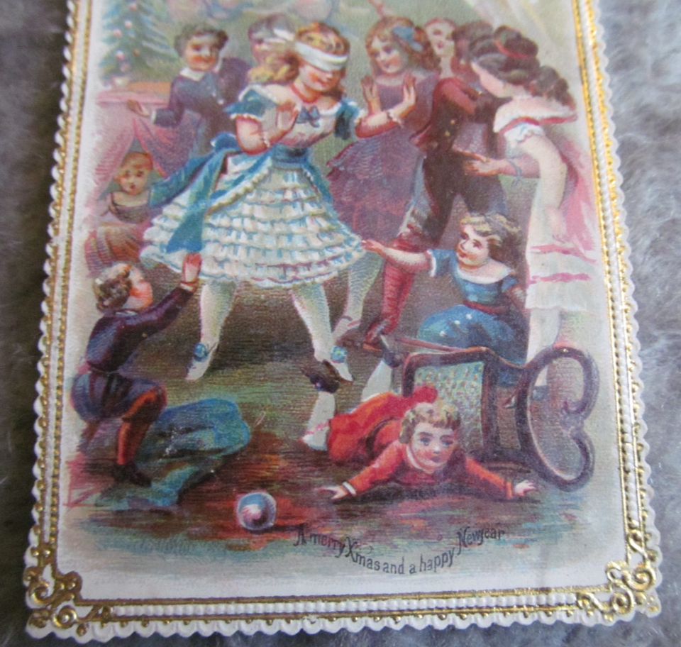 Antique Christmas Card : Circa 1870 | eBay UK