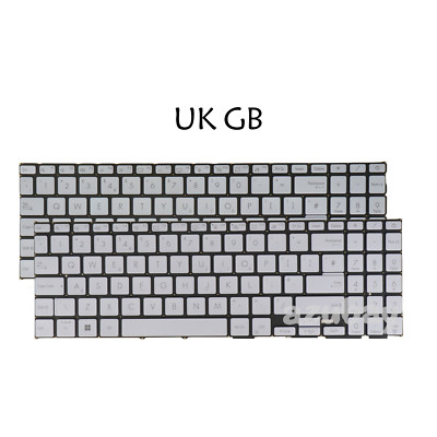 UK Laptop Keyboard For ASUS Vivobook 15 X1502 X1502VA X1502Z X1502ZA ...