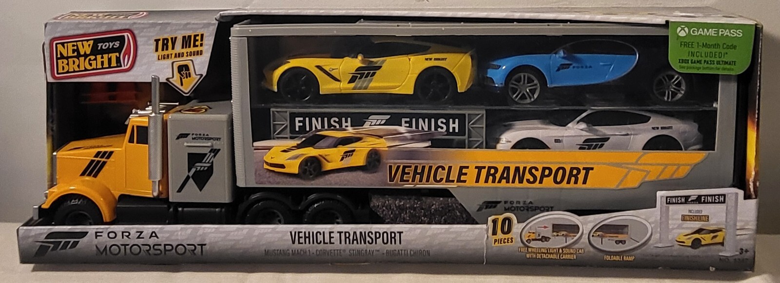 New Bright Forza Motorsport Hauler Set Vehicle Transport - 1:24 Scale ...