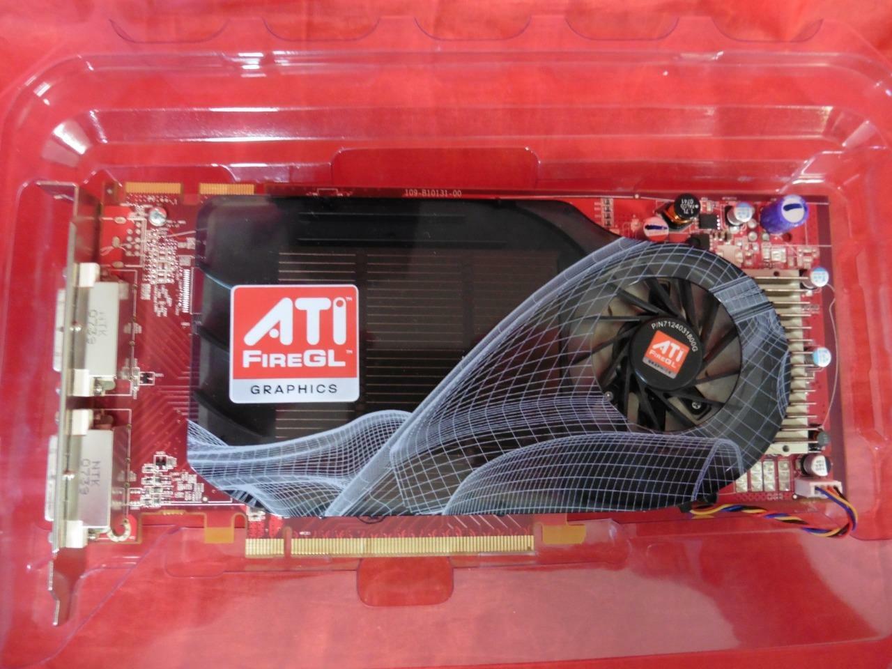 ATI FireGL Graphics Video Card 7124031800G w EVGA DVI to VGA Adapter | eBay