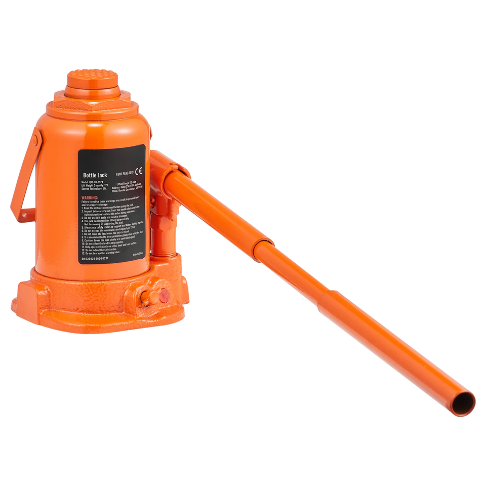 12T/20T Hydraulic Bottle Jack All Welded Bottle Jack with 3-Section ...