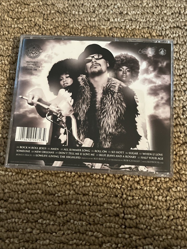 Kid Rock - Rock N Roll Jesus CD 2007 Atlantic Records Plus Bonus Track ...