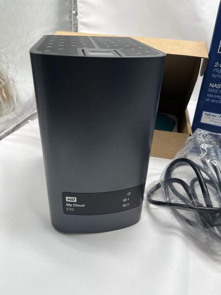 WD 0TB My Cloud EX2 Ultra 2 Bay NASware 3 Storage Server Diskless ...
