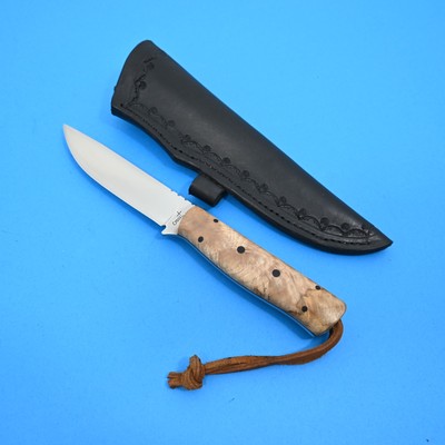 PETE WINKLER, “CROSS KNIVES” CUSTOM DROP POINT HUNTER CUSTOM KNIFE ...