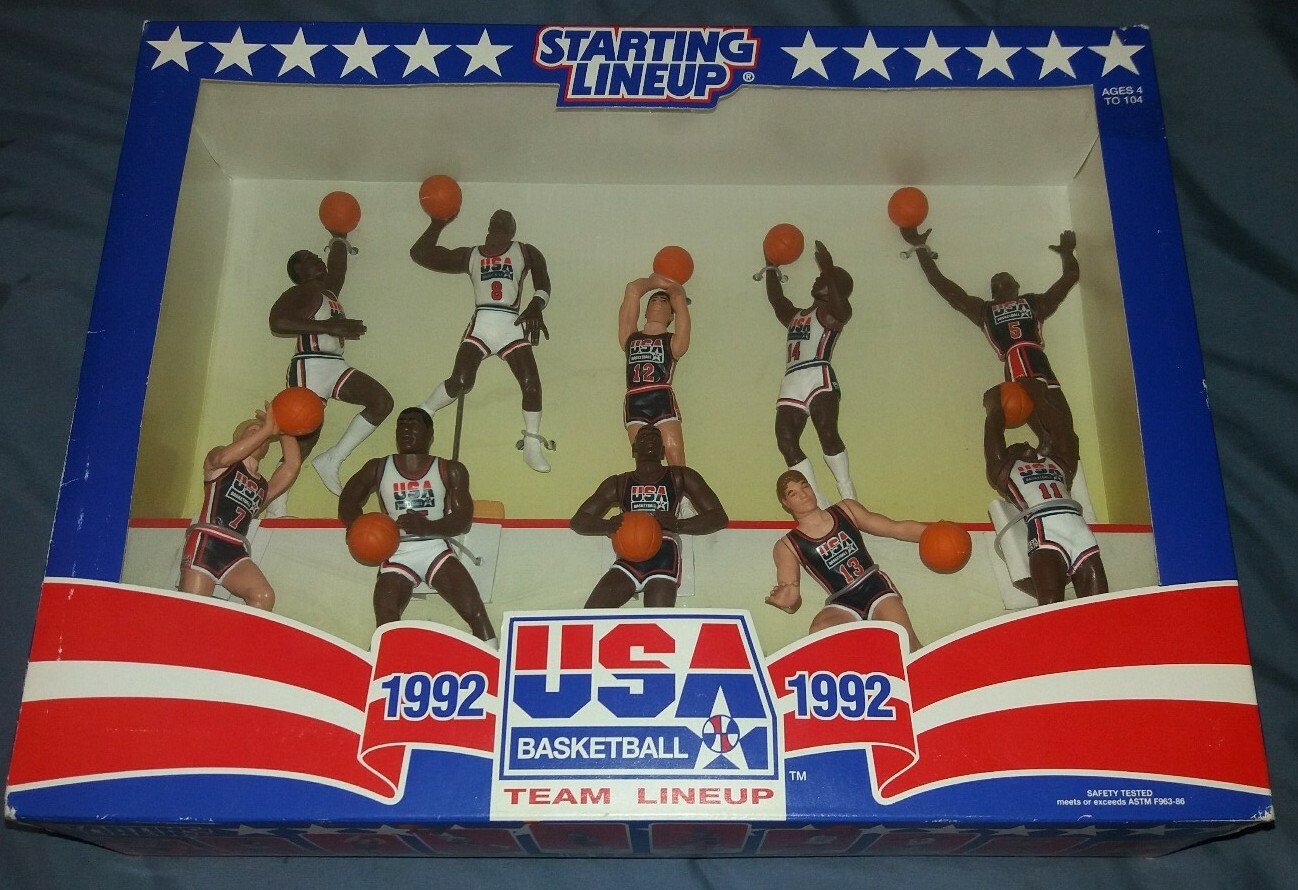 Starting Lineup 1992 USA OLYMPIC DREAM TEAM- New In Box MICHAEL JORDAN ...