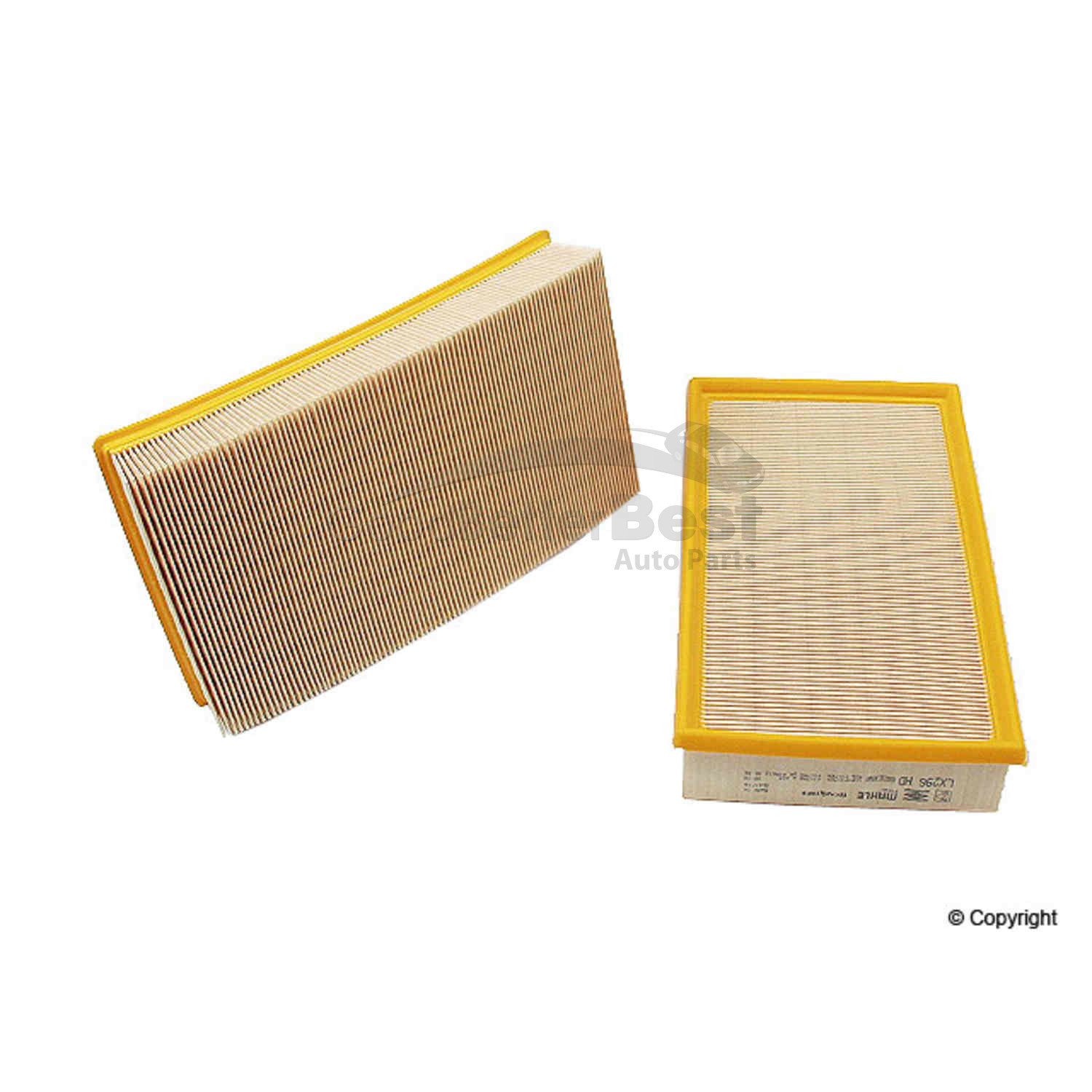One New Mahle Air Filter LX296 191129620 for Audi Volkswagen VW | eBay