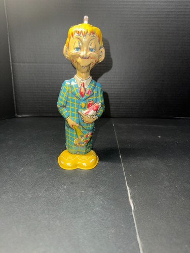 Vintage 1939 RARE MARX TIN WIND UP MORTIMER SNERD TOY CHARLE MCCARTHY ...