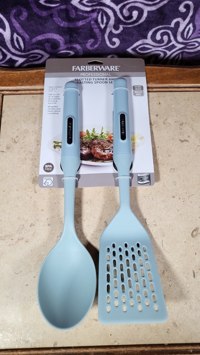 Farberware Slotted Turner Silicone Flexible Turner Or Fish Slice