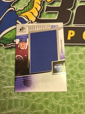 2023-24 Upper Deck Game Used Bowen Byram Banner Year NHL Global Series ...