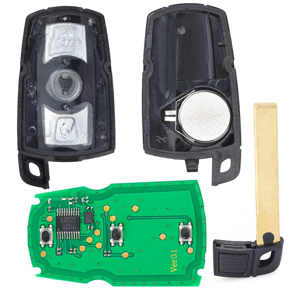 New 3B Remote Key Fob 315MHz PCF7945 for BMW CAS3 E60.E61.E90.E92.E93 ...