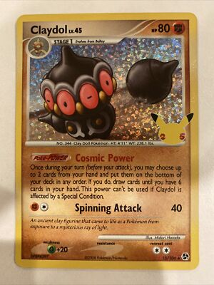 Pokémon TCG Claydol Celebrations: Classic Collection 15/106 Holo Holo ...