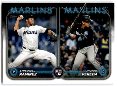 2024 Topps Update Emmanuel Ramirez / Jhonny Pereda RC Miami Marlins # ...