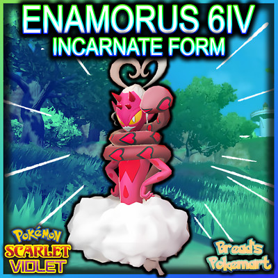 Pokemon Scarlet and Violet ENAMORUS • 6IV & EV • Incarnate Form ⚡FAST ...