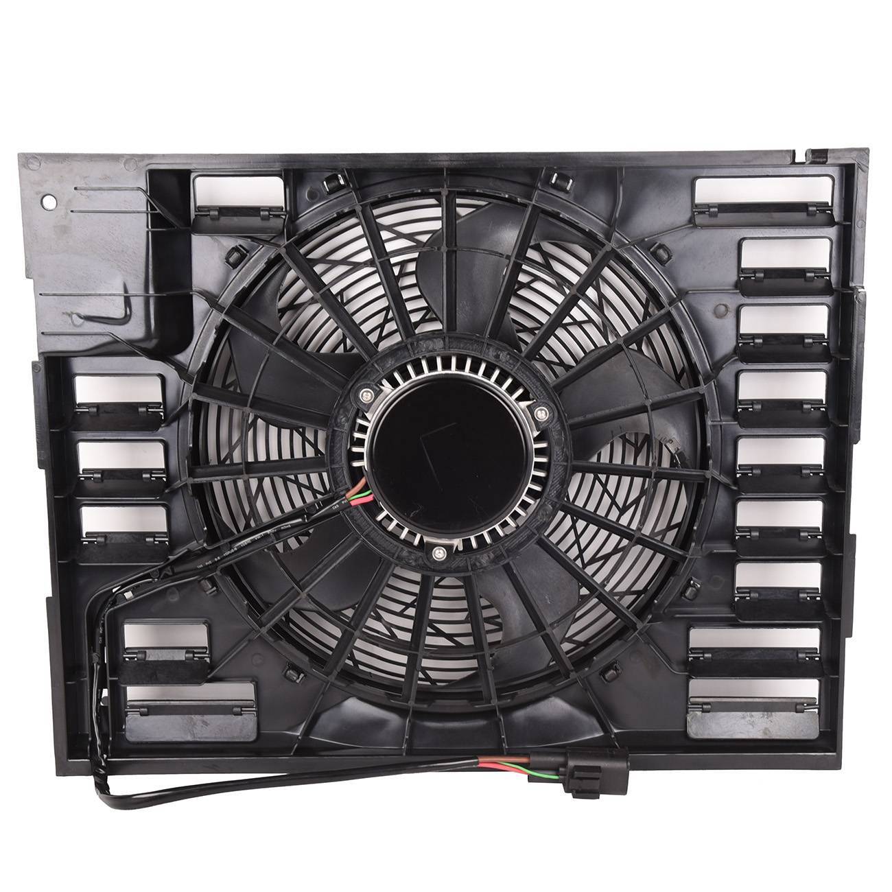 A/C Cooling Fan Assembly w/o Brush For BMW 745Li 745i 760Li 760i E65 ...