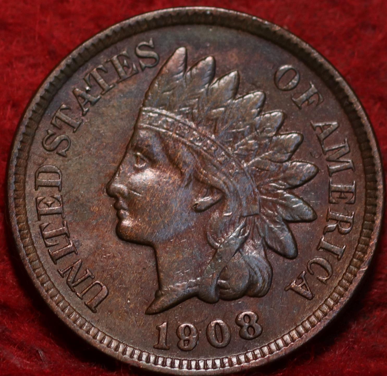 Uncirculated 1908 Philadelphia Mint Indian Head Cent | eBay