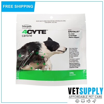 4CYTE Canine Joint Health Support Supplement Granules For All Sizes ...