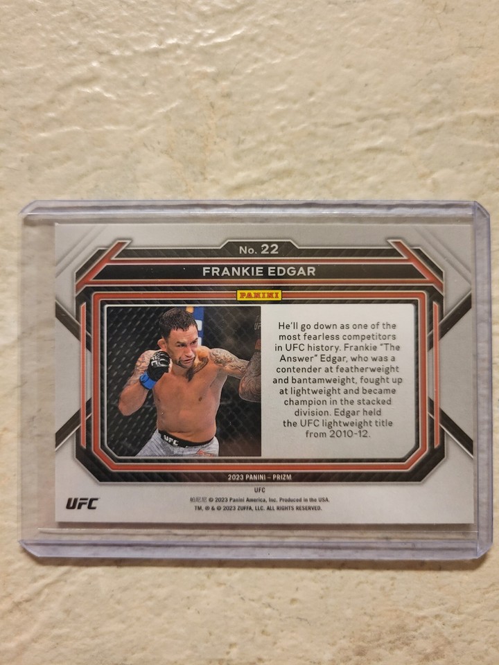 2023 Panini Prizm UFC #22 Frankie Edgar | eBay