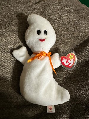 Ty Beanie Baby: Spooky Ghost Style 4090 DOB 10-31-95 - Rare Collector ...