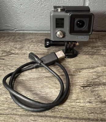 GoPro Hero HWBL1 Action Camera & Charger Cable Used Tested and Working ...
